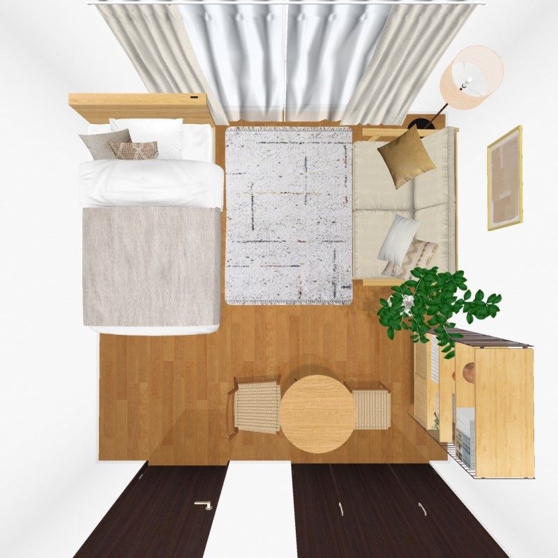 一人暮らしの8畳1K・ワンルームレイアウトのコツをご紹介します ｜家具・インテリア Re:CENO（リセノ）